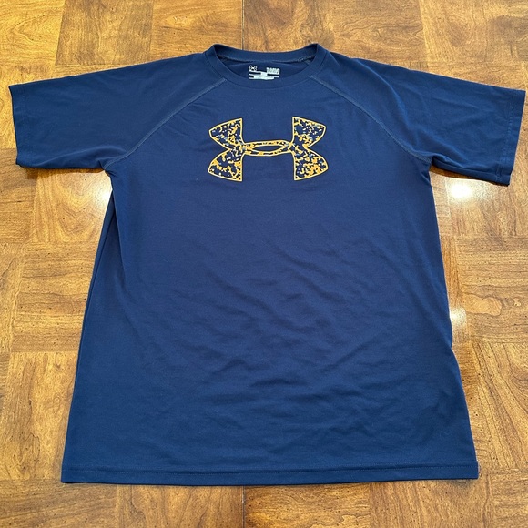 Under Armour | Shirts & Tops | Youth Blue And Orange Under Armour ...